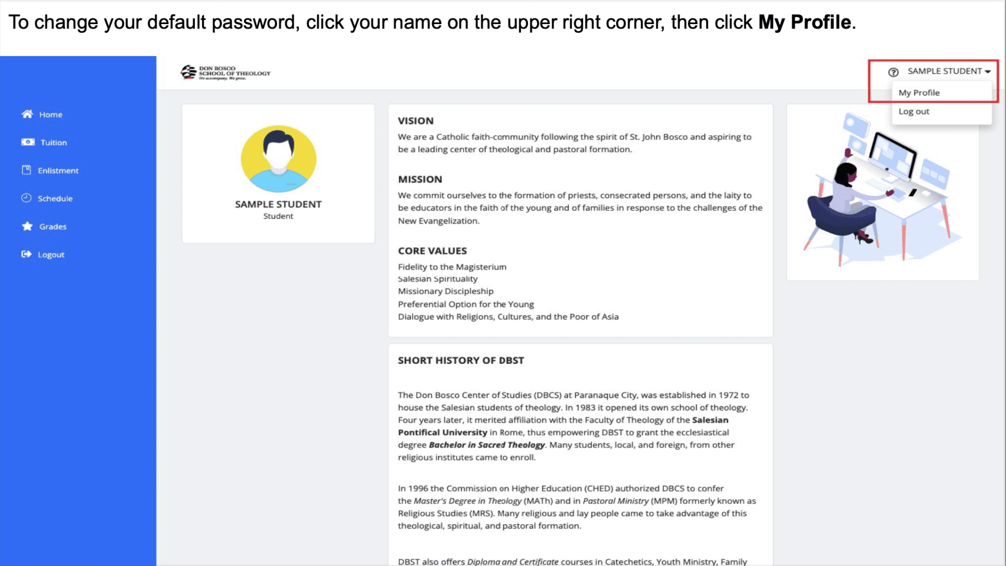 DBST SCHOOL MANAGEMENT SYSTEM – Don Bosco School of Theology